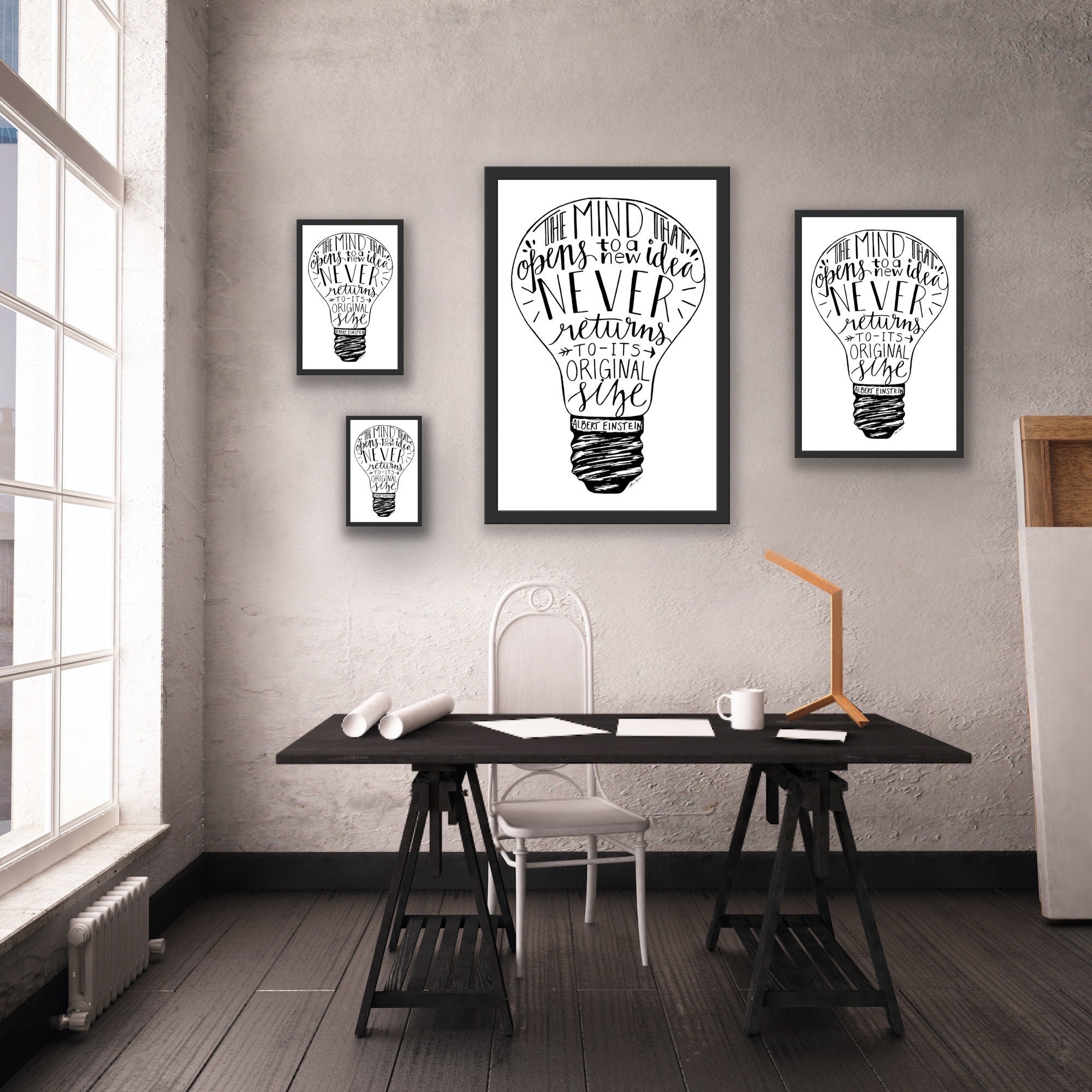 The Mind That Opens to a New Idea Albert Einstein Quote - Albert ...