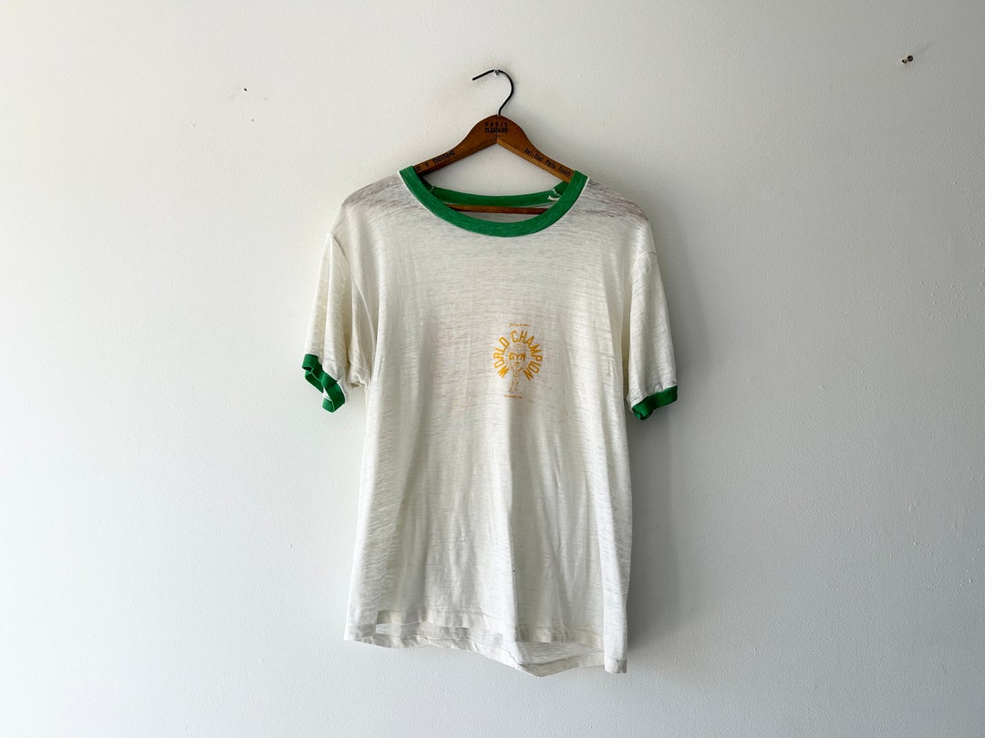 60s World Champion Gym Ringer T Shirt - Etsy