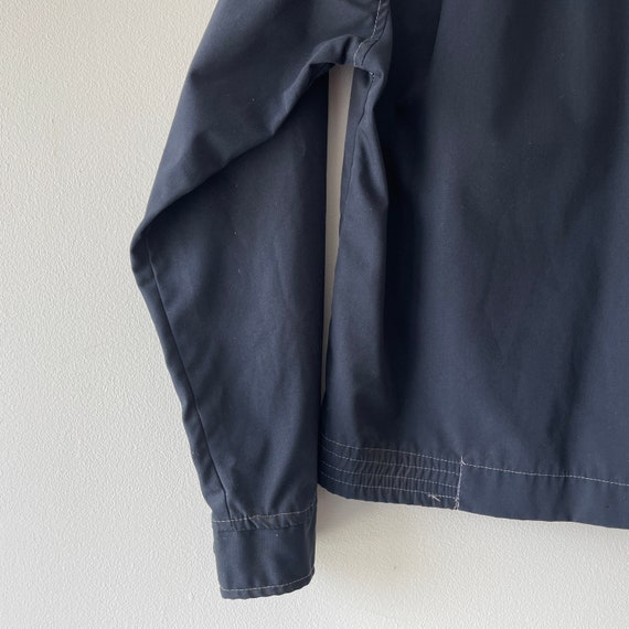 70s navy blue kmart zip up jacket - Gem