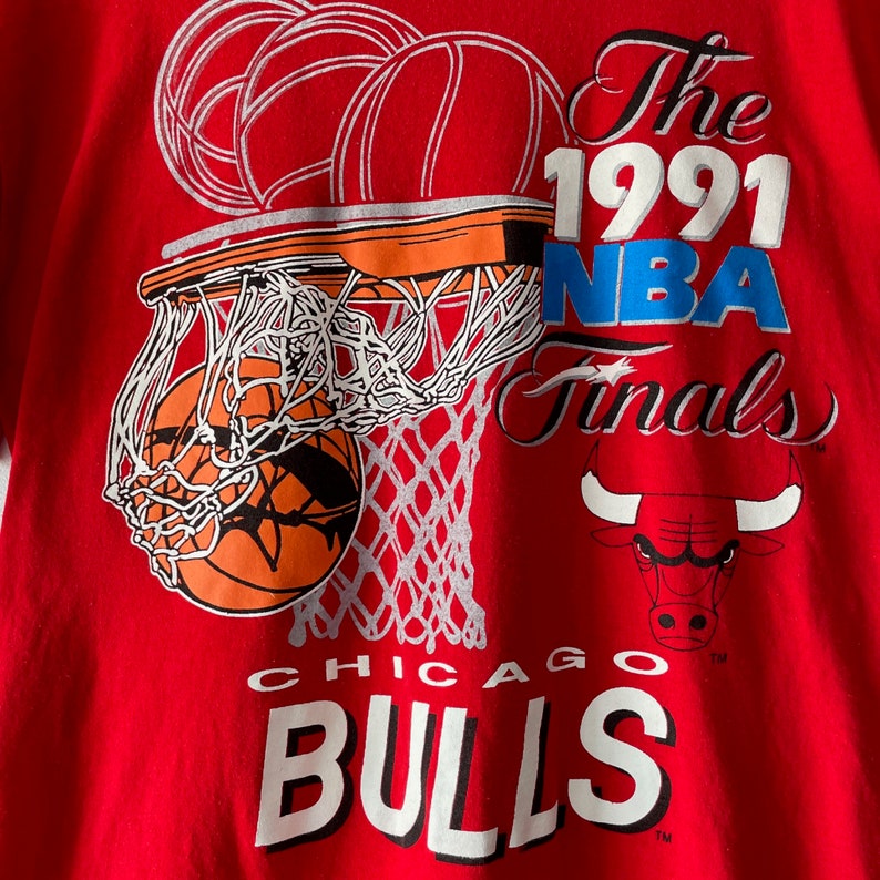 90s Chicago Bulls Nba Finals T Shirt - Etsy
