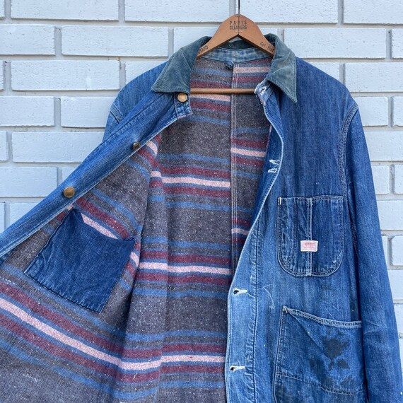 60s hercules blanket lined chore jacket - Gem