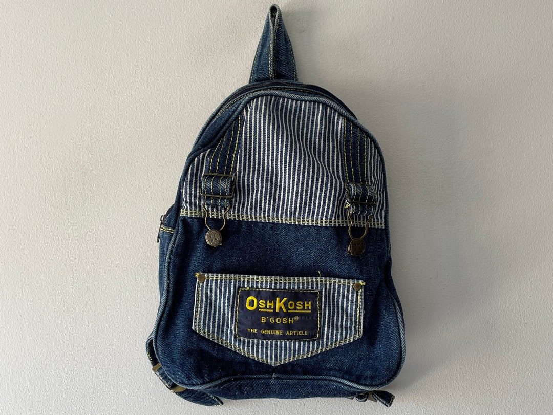 80s Osh Kosh Overalls Backpack Bag - Etsy