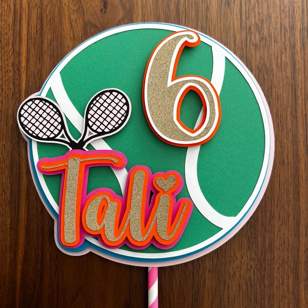Tennis Cake Topper - Etsy Canada