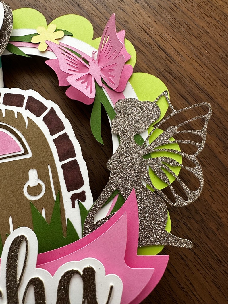 Enchanted Fairy Cake Topper, Fairy Garden Cake Topper, Fairy Party ...