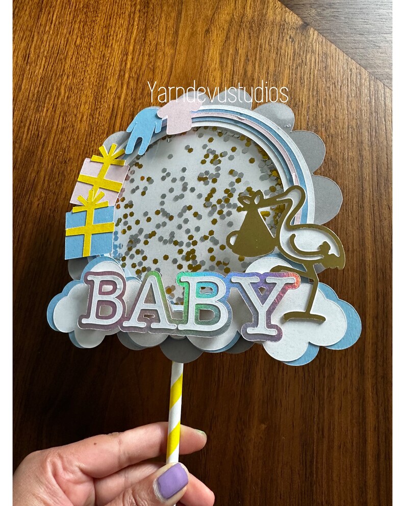 Custom Baby Shower Cake Topper, Baby Name Cake Decoration, Baby Shower ...