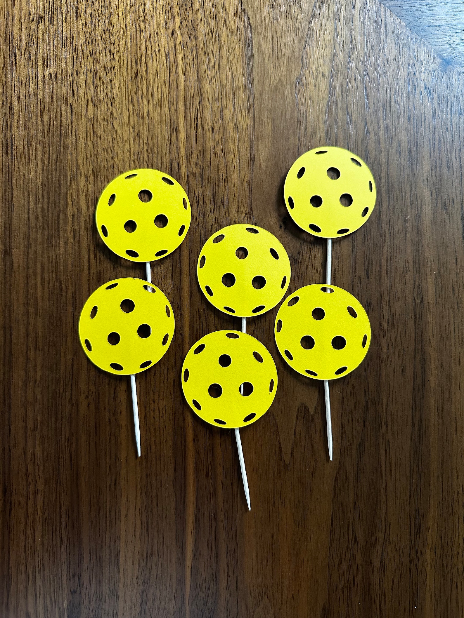 12pc Pickleball Cupcake Toppers | Pickleball Party | Pickleball Team ...