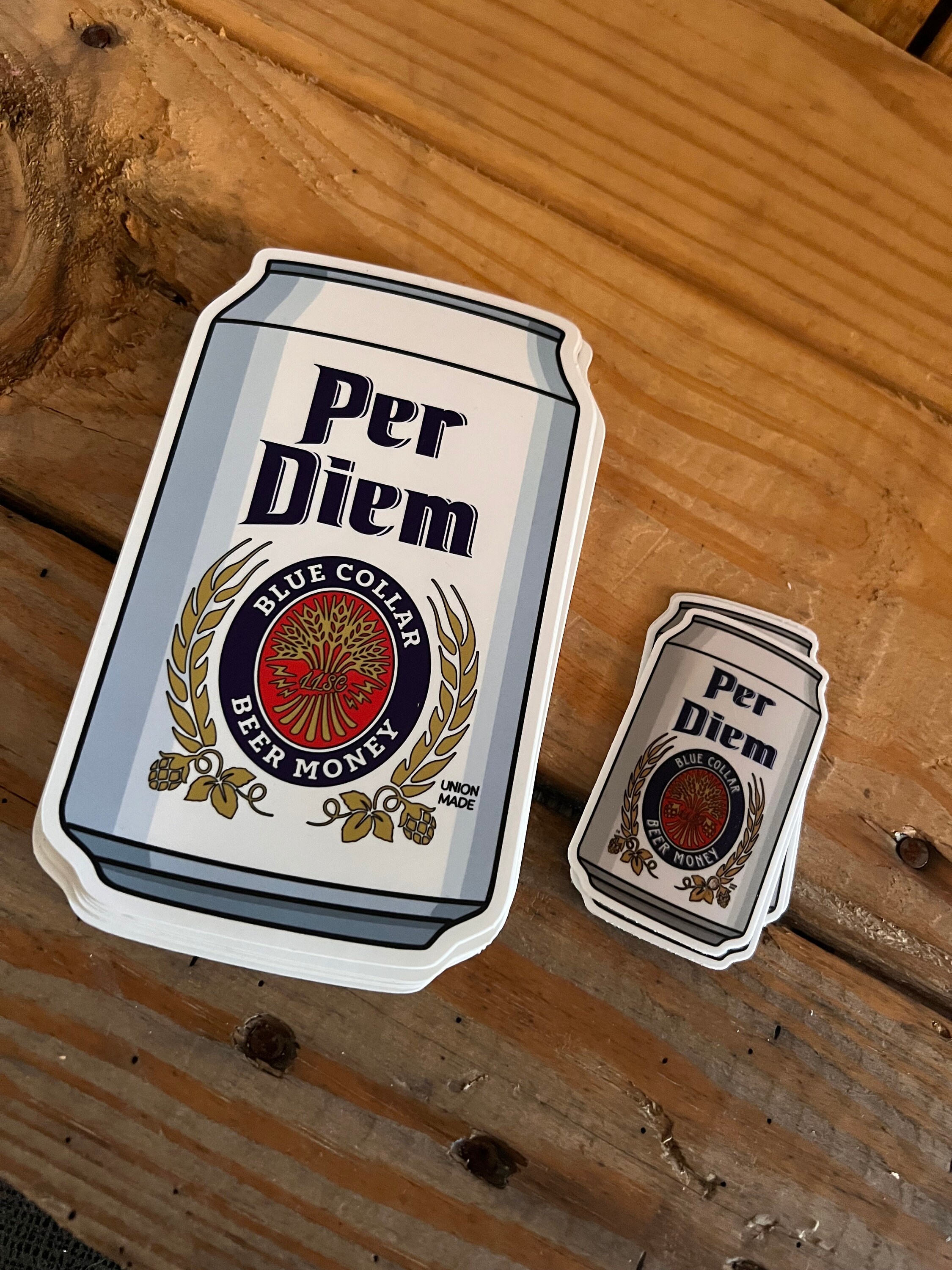 Per Diem Beer Money Decal: Weatherproof Vinyl Lineman Sticker - Etsy