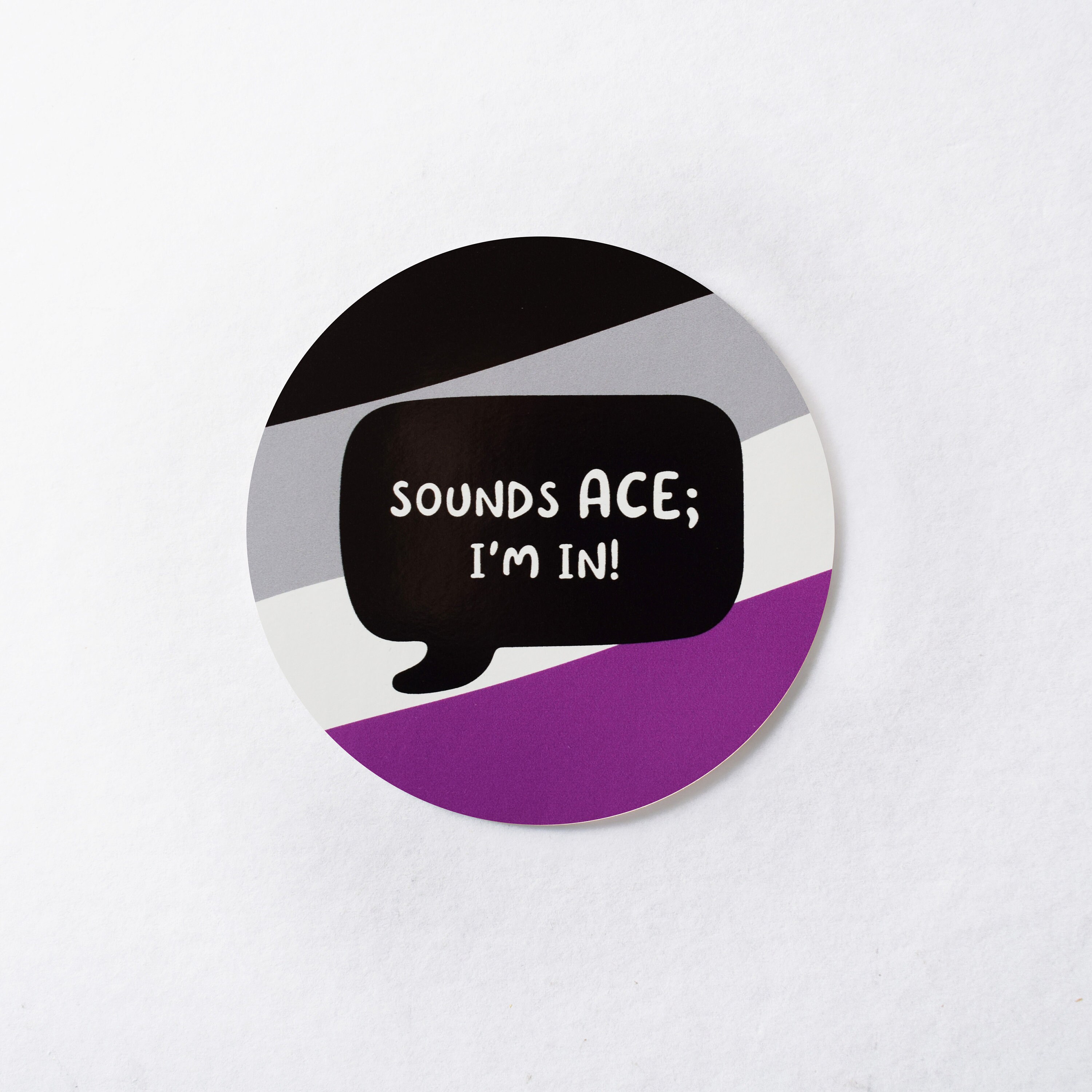 VINYL STICKER Asexual Ace LGBTQ Pride Flag Dinosaur | Etsy