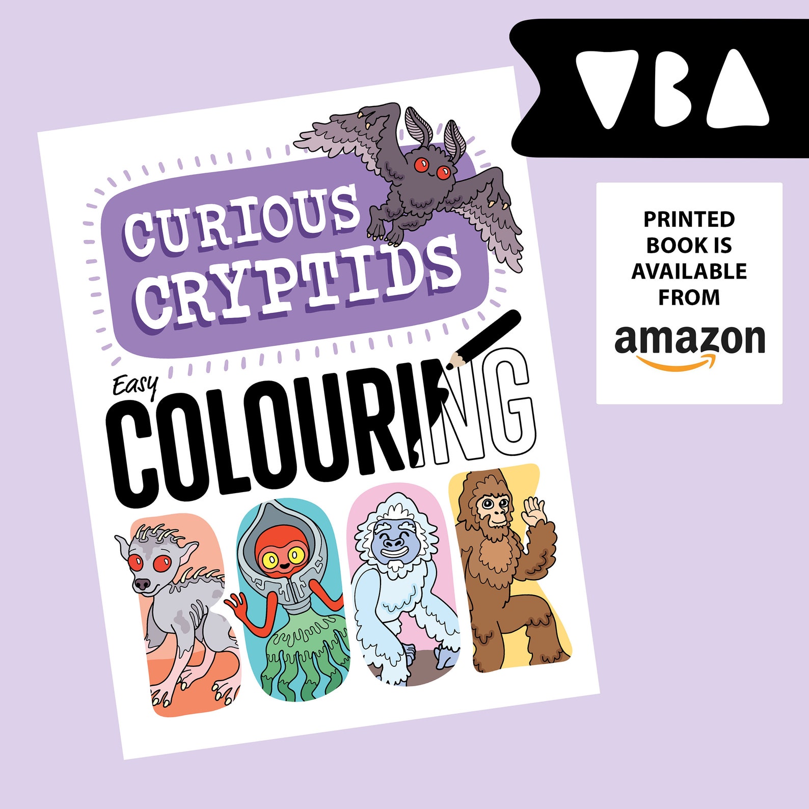 X30 Curious Cryptids Colouring/coloring Pages DIGITAL - Etsy
