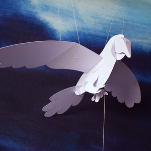 DIGITAL PATTERN - Parrot Flapping Bird Mobile - Card / Paper Hanging ...