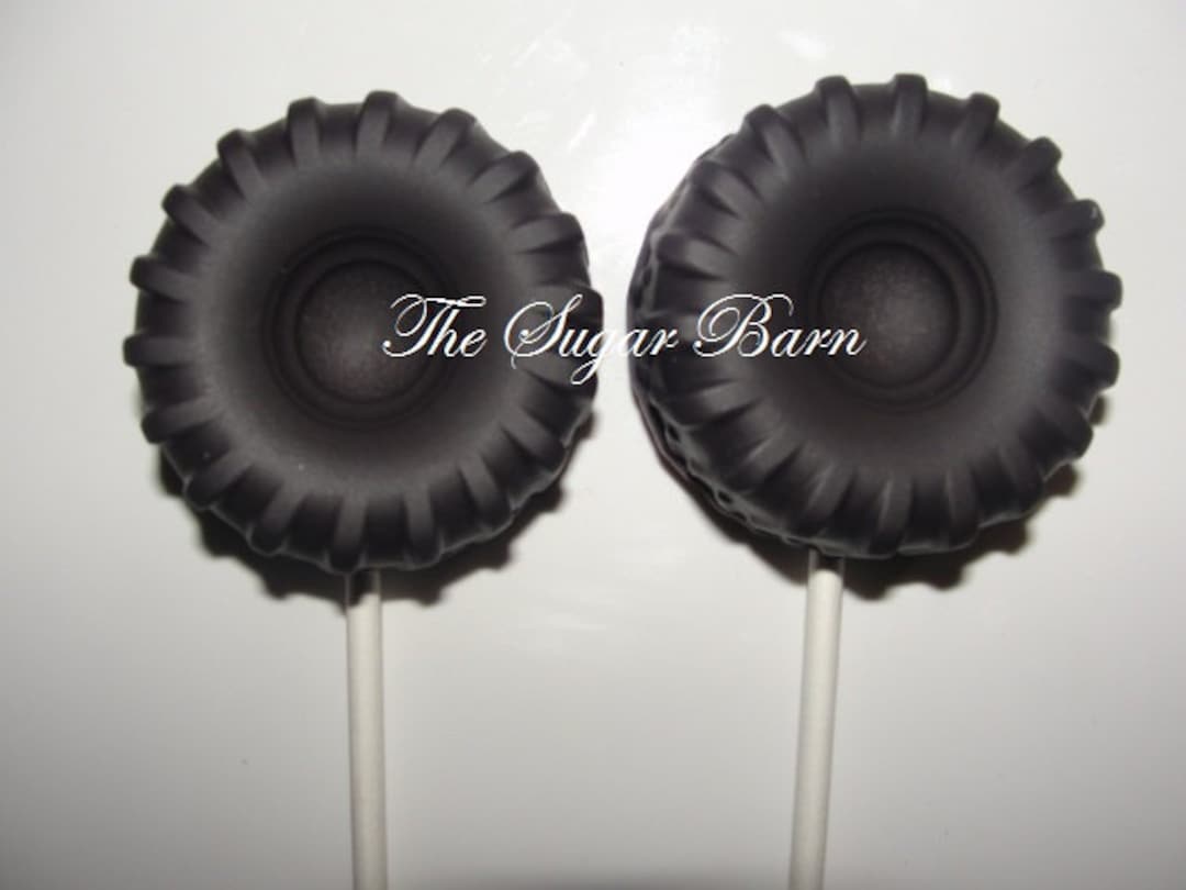 TIRE Chocolate Lollipops12 Countmonster Truckfarm Partyfour ...