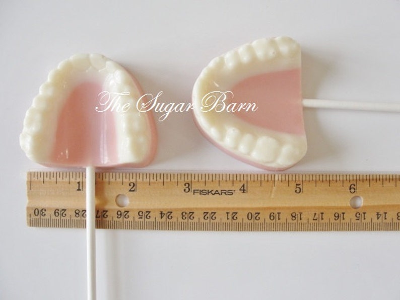 DENTURE CHOCOLATE Lollipops12 Countdentistdental - Etsy