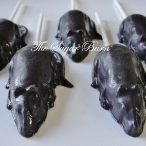 RAT CHOCOLATE Lollipops12 Counthalloween Party Favorsmad ...