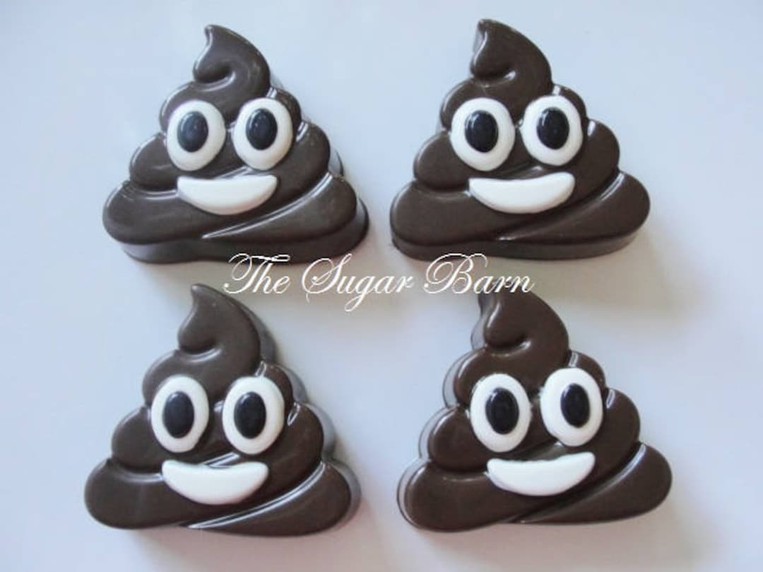 POOP EMOJI CHOCOLATE Oreo® Cookies10 Countbig Stinkeremoji Partyemoji ...