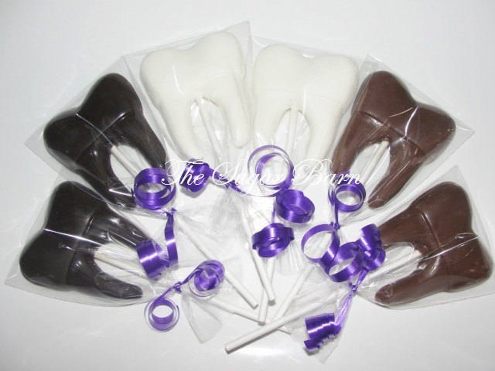 TOOTH CHOCOLATE Lollipops12 Counttooth Fairydentist | Etsy