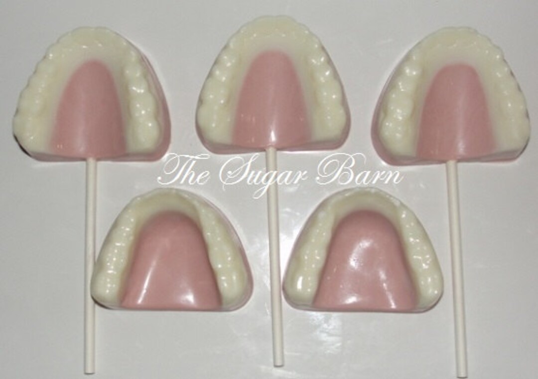 DENTURE CHOCOLATE Lollipops12 Countdentistdental Hygienistfalse ...