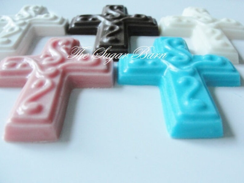 CROSS CHOCOLATE Cupcake Toppers24 Ct - Etsy