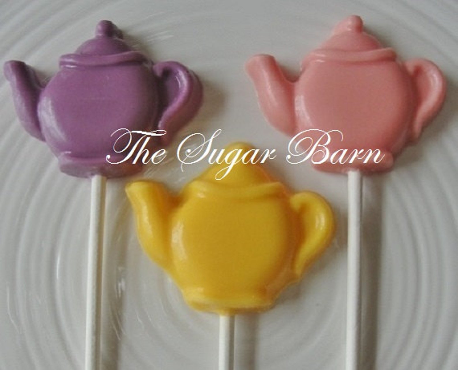 CHOCOLATE TEAPOT Lollipops15 Counttea Partyalice in - Etsy