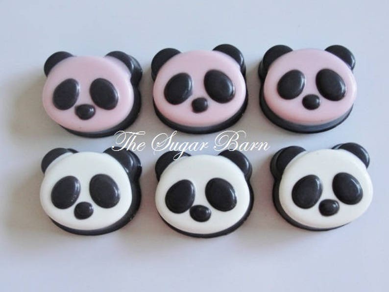 PANDA Chocolate Covered MINI OREO® Cookie15 Countzoo Party - Etsy
