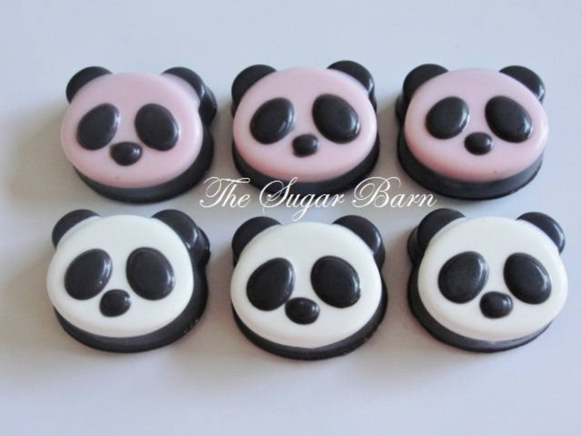 PANDA Chocolate Covered MINI OREO® Cookie15 Countzoo Party - Etsy