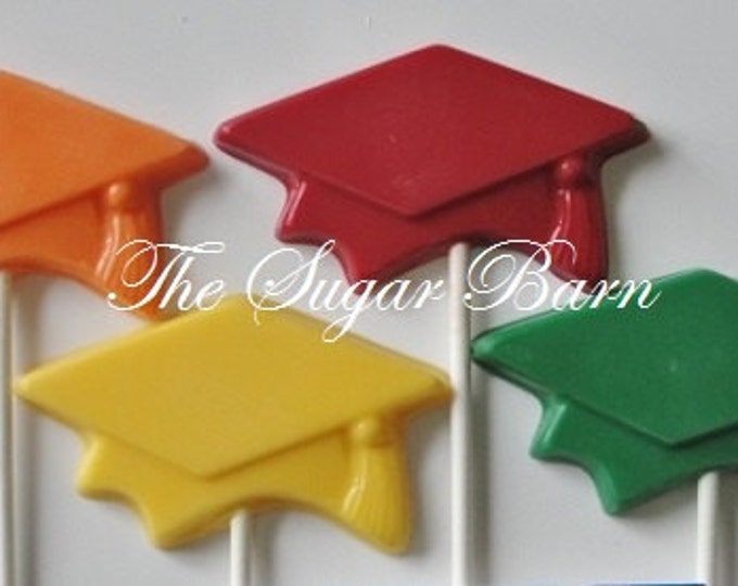 GRADUATION CAP CHOCOLATE Lollipops12 Countclass of 2017graduation Party ...