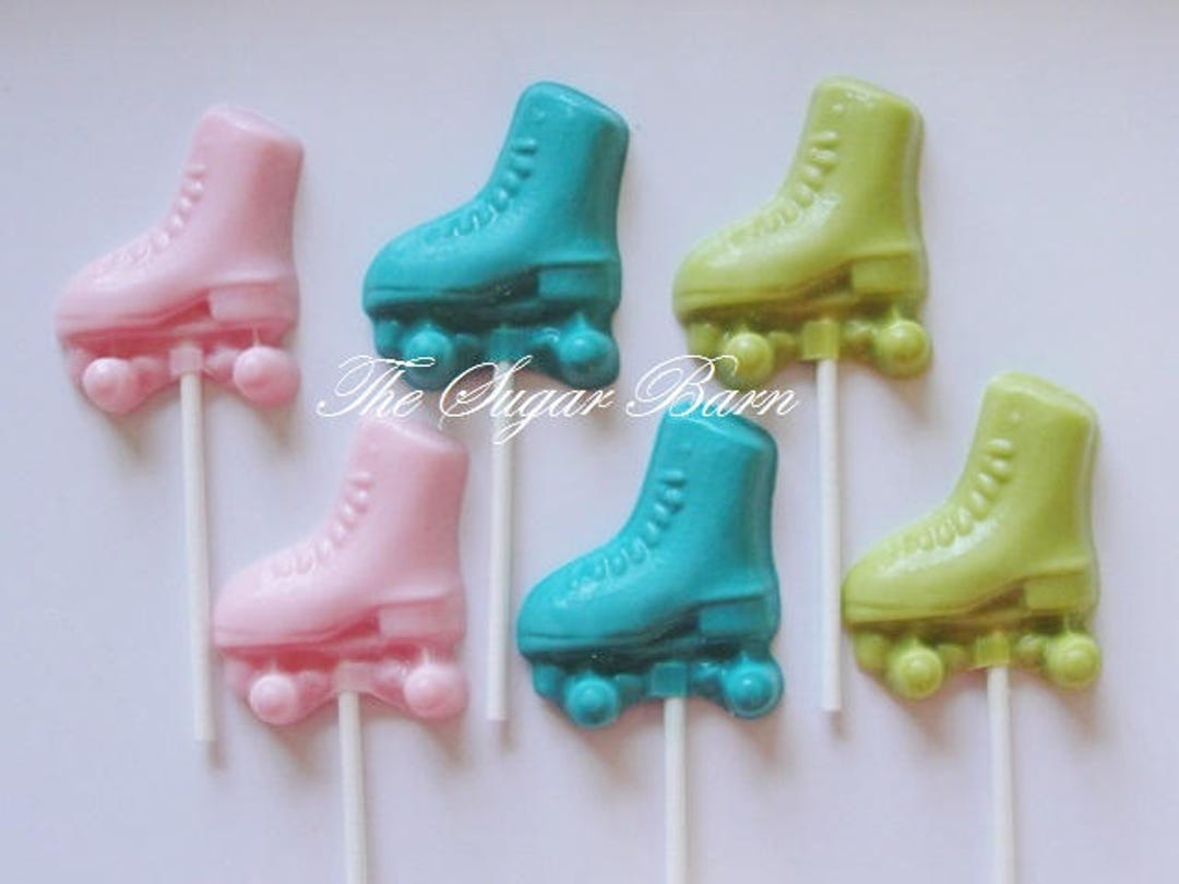 ROLLER SKATE CHOCOLATE Lollipops15 Countskating Partybirthday Party ...