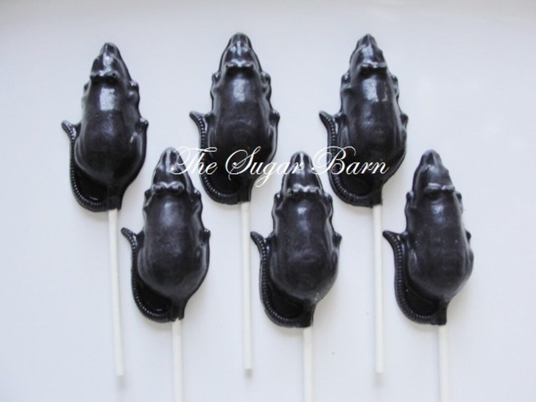 RAT CHOCOLATE Lollipops12 Counthalloween Party Favorsmad ...
