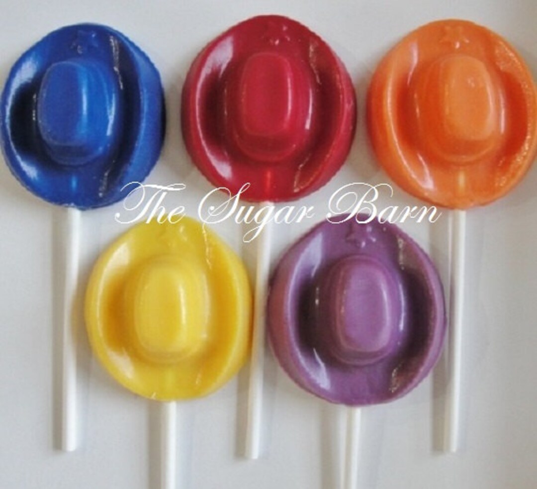 COWBOY HAT CHOCOLATE Lollipops12 Countrodeowild Westwestern Themegirl ...