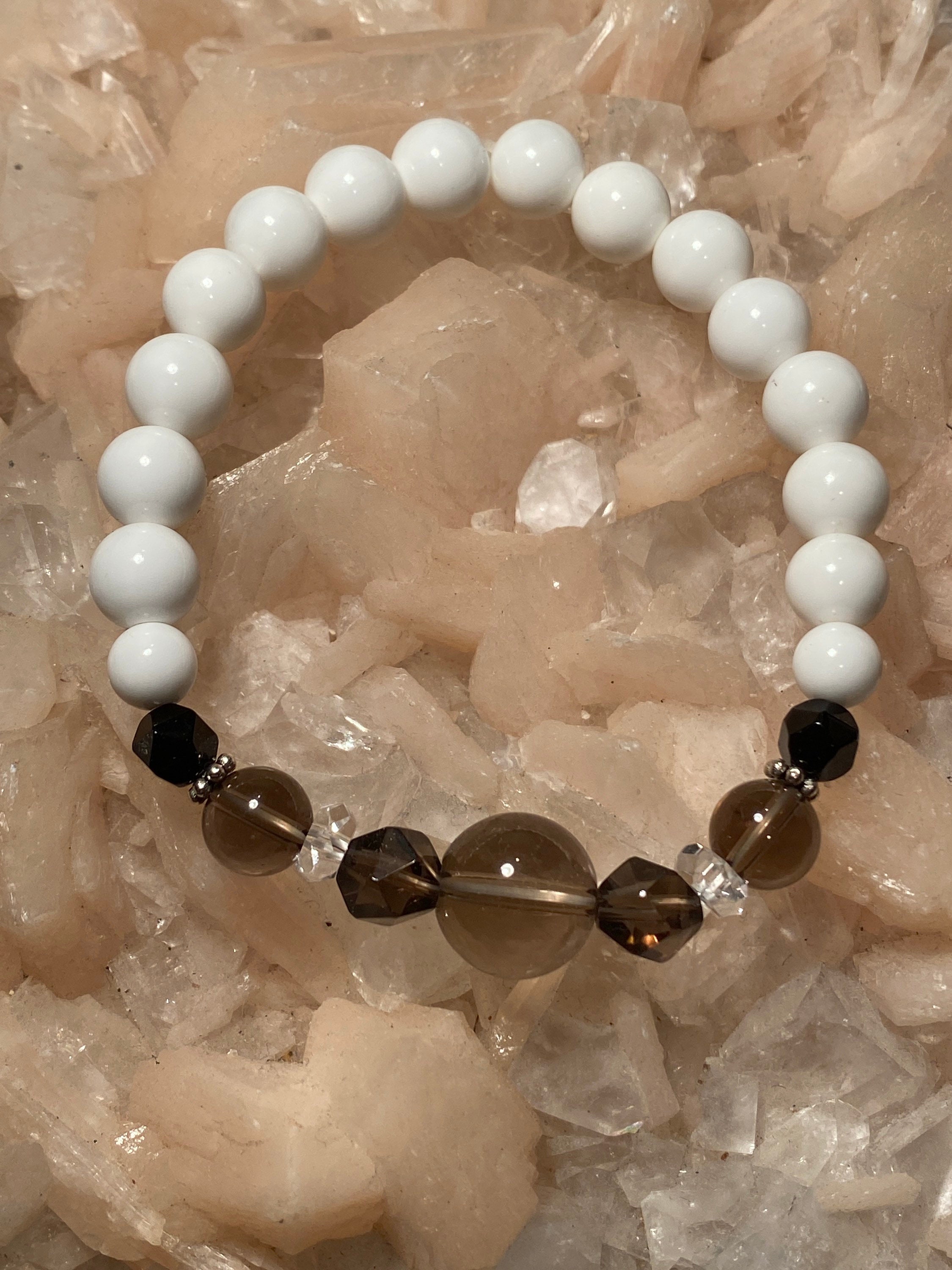 Grounding & Protection With Smoky Quartz Clear Quartz Black - Etsy