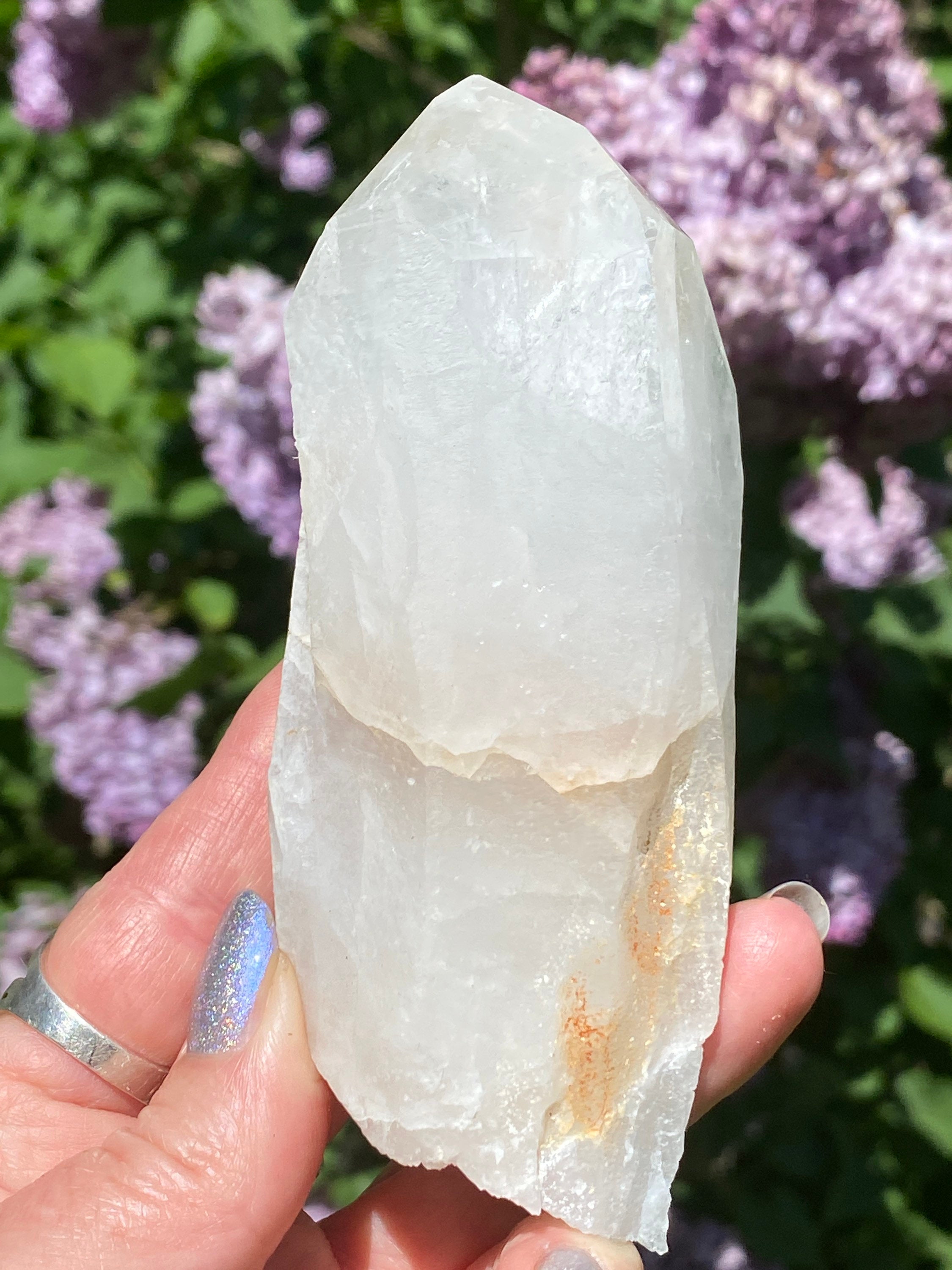Extra Large Natural Unpolished Clear Quartz Point, Self Healed - Etsy UK