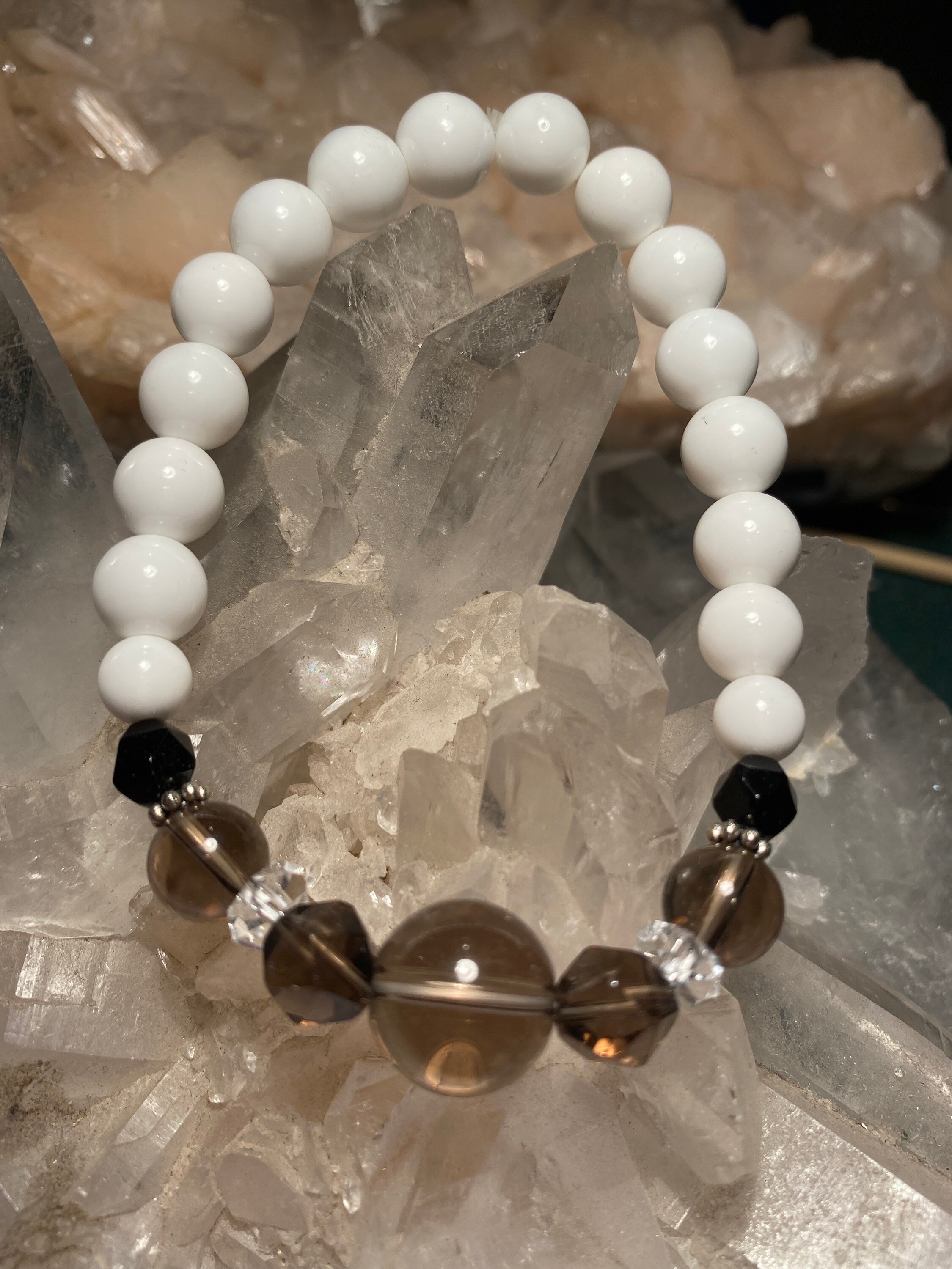 Grounding & Protection With Smoky Quartz Clear Quartz Black - Etsy
