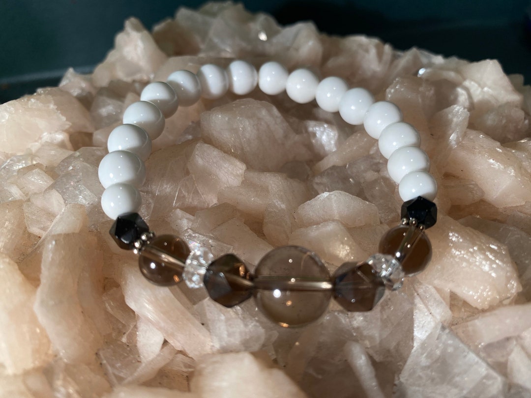 Grounding & Protection With Smoky Quartz Clear Quartz Black - Etsy