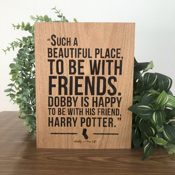 Free Dobby Sign - Etsy