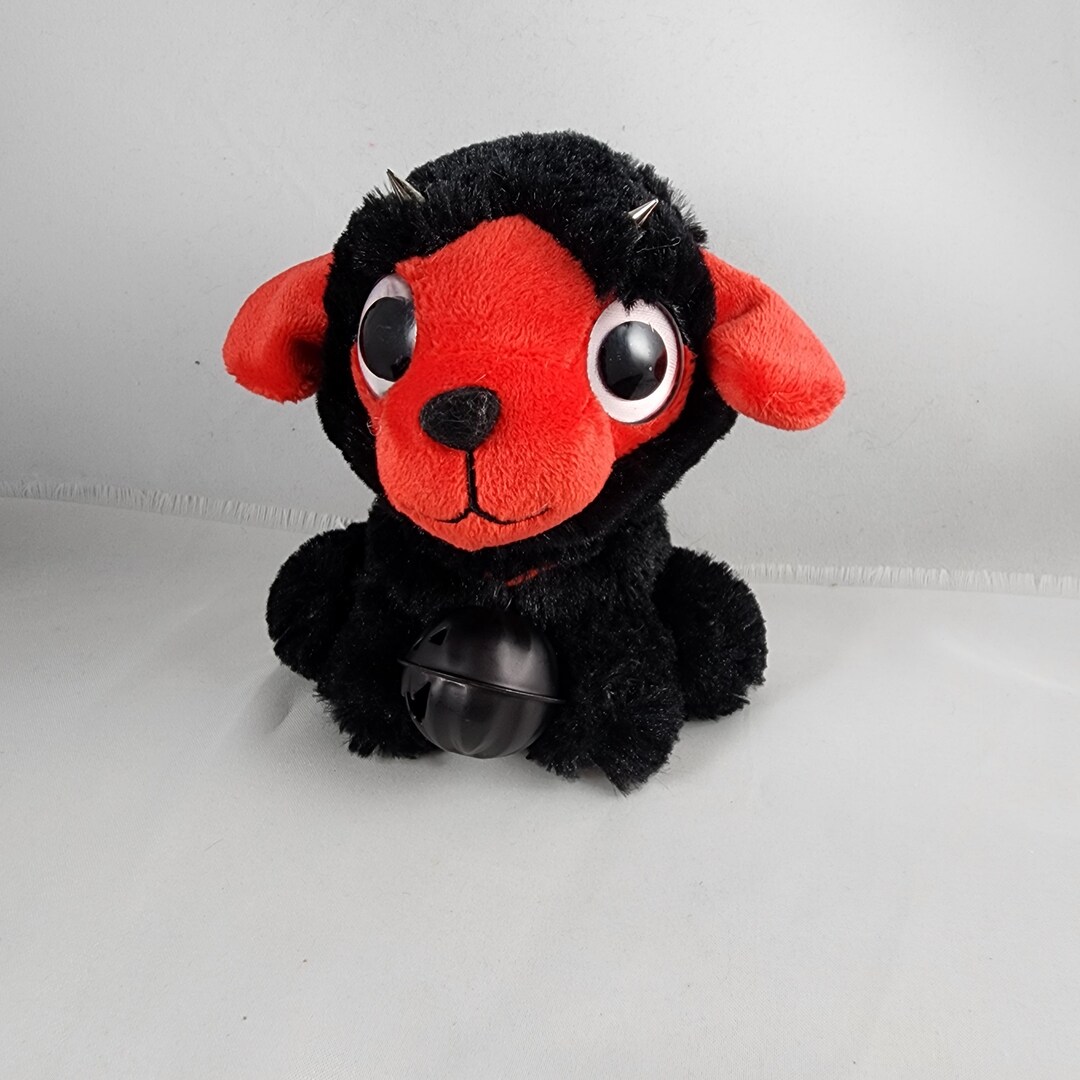 Little Devil Lamb Goth Handmade Stuffie - Etsy
