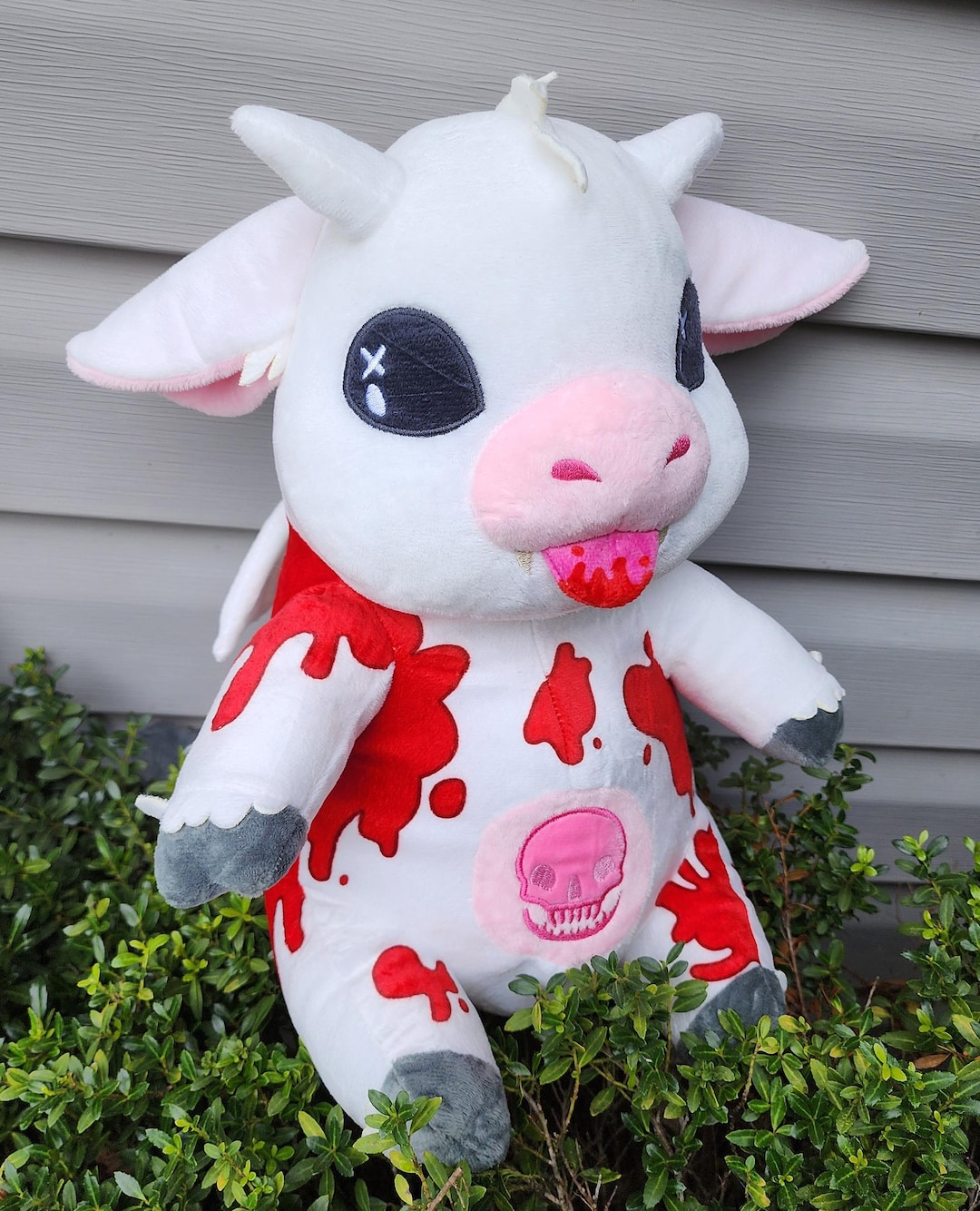 Vampire Cow Plushie Living Biohazard Exclusive - Etsy