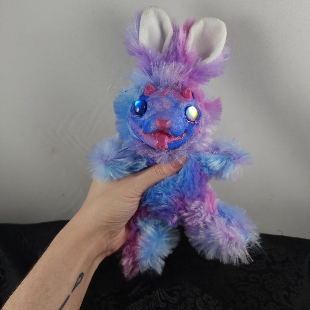 Pastel Goth Ooak Kawaii Puppy Plushie Handmade Stuffie - Etsy