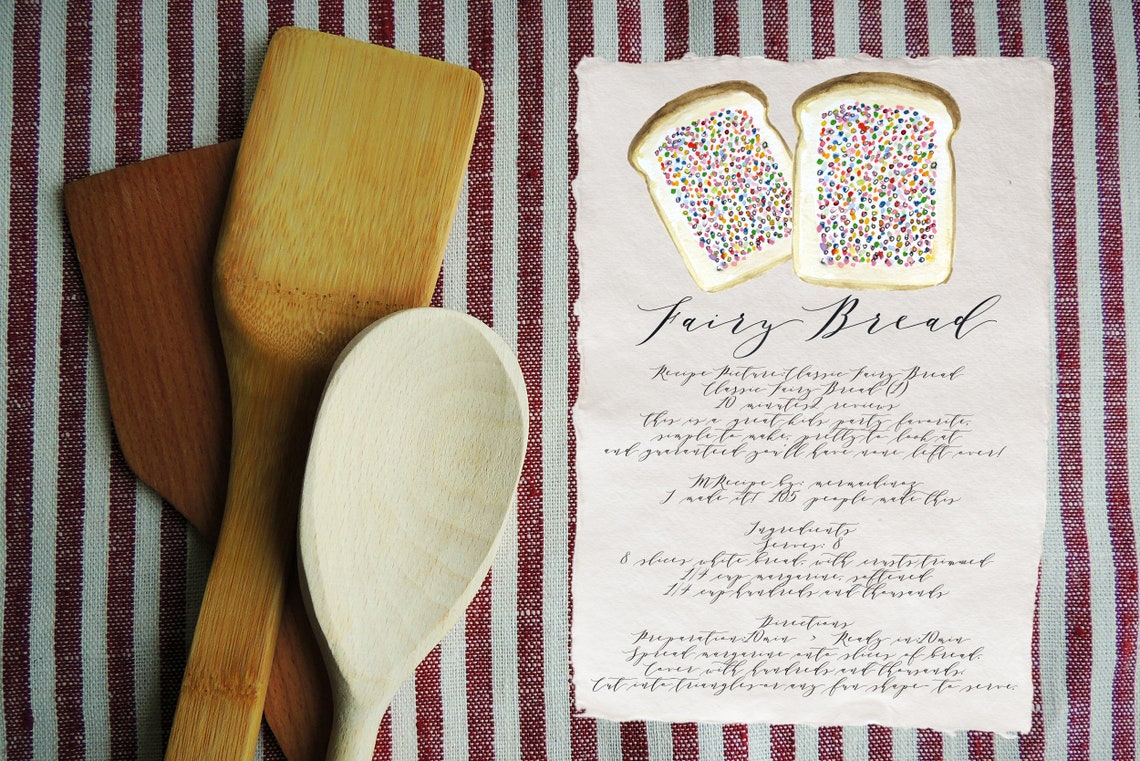 Australian Food Watercolor Illustrations. Watercolor Clipart. - Etsy