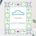 Lemon FRAMES Capri Italy Wedding Watercolor Clipart. Lemons and Blue ...