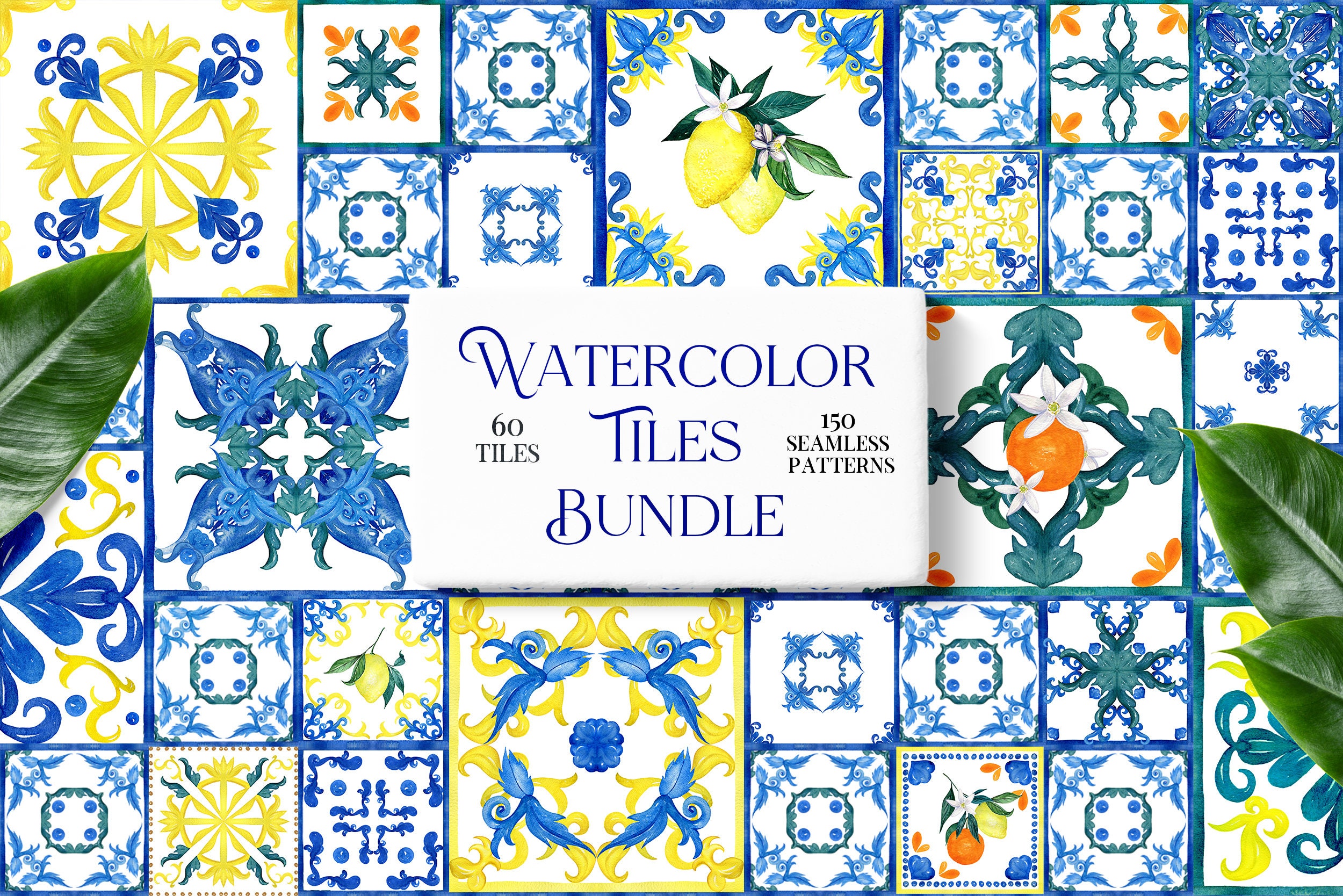 BUNDLE 7500 in 1 Watercolor Clip Art Bundle. 85 Collections | Etsy