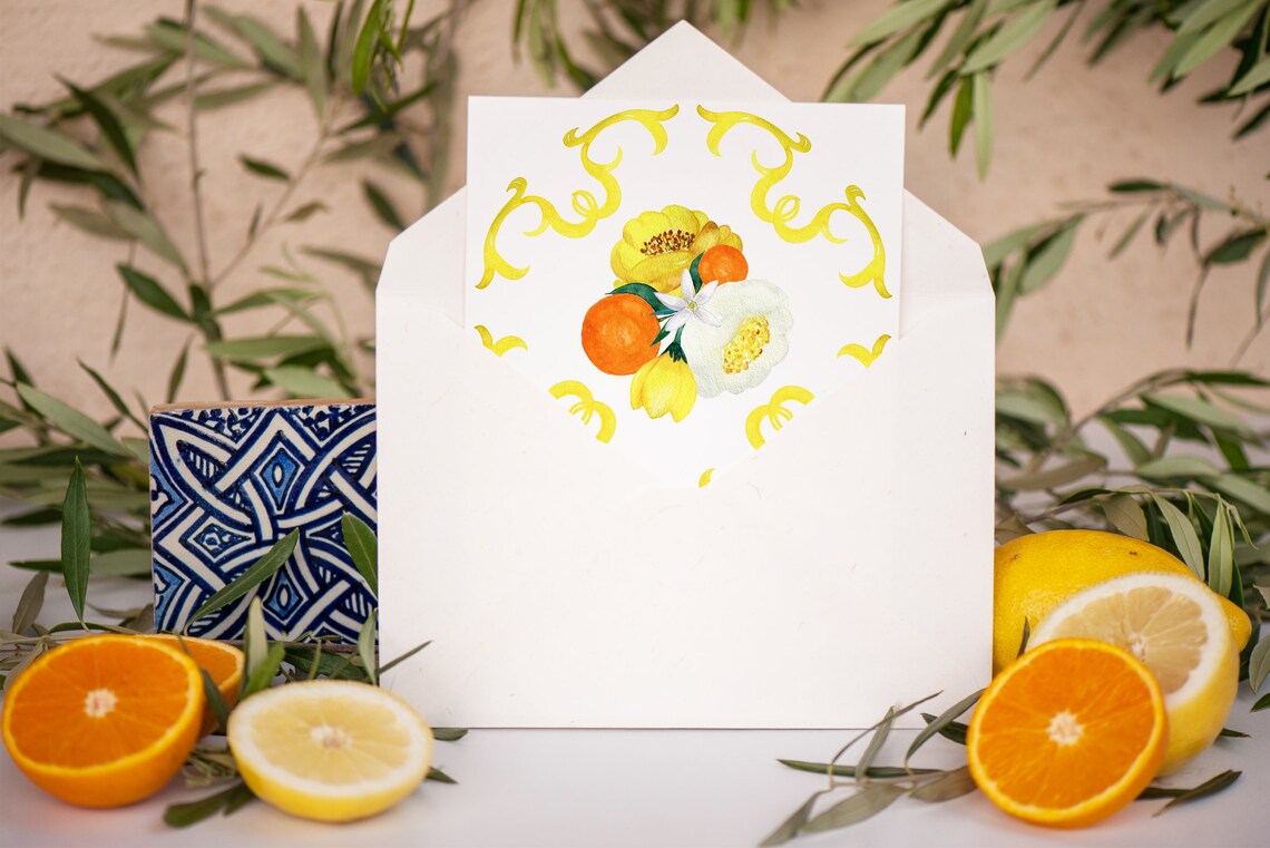 Watercolor Tiles luxury Sunny Tiles Watercolor | Etsy