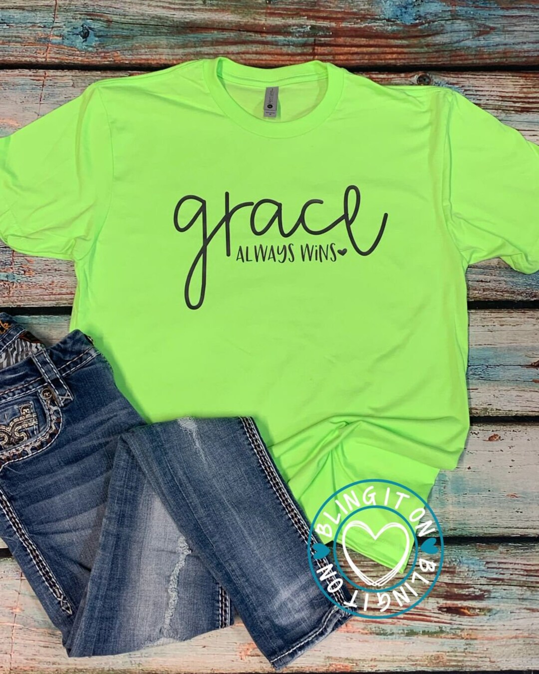Grace Always Wins - Next Level Soft T-shirt - Etsy