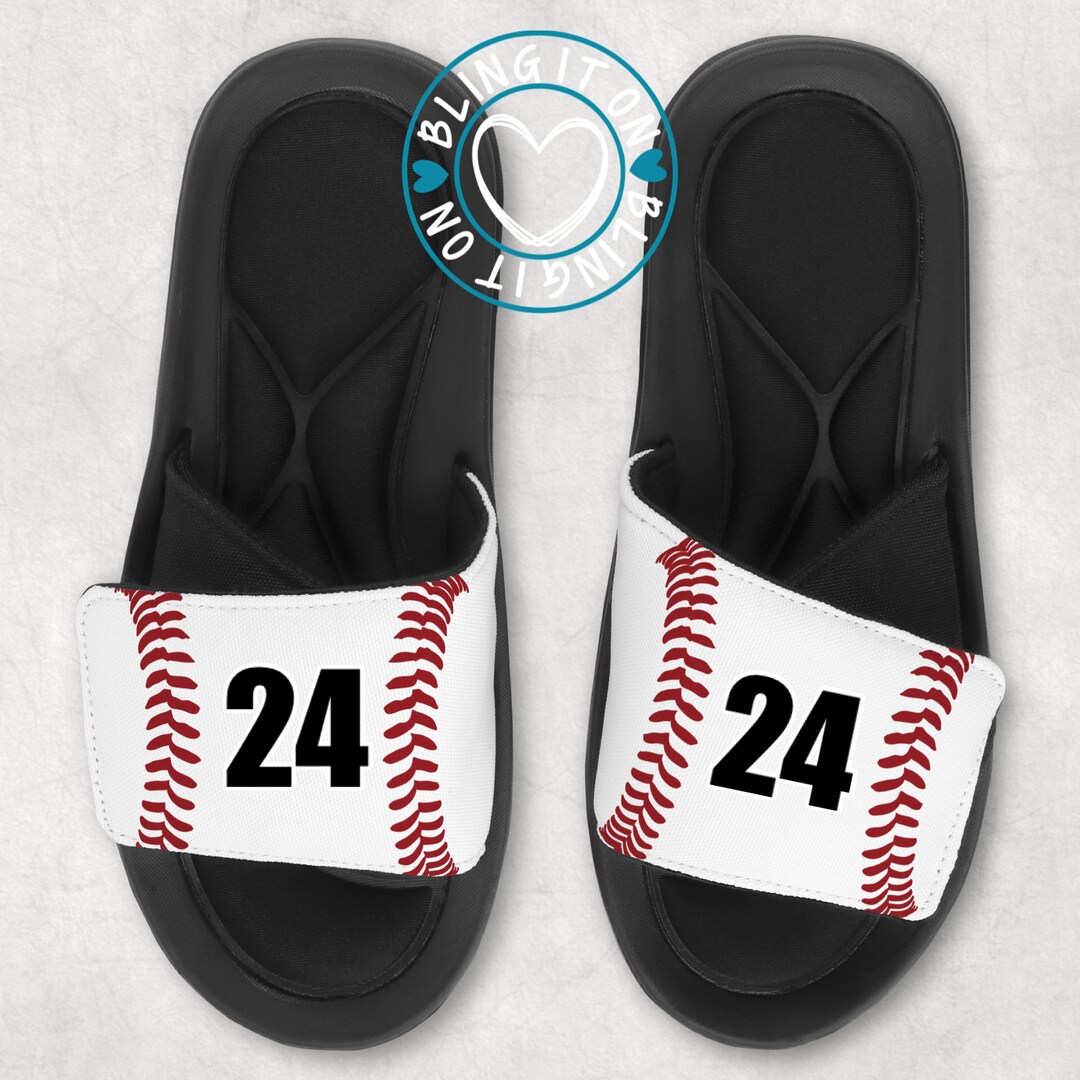Custom Baseball Slides - Add Your Number - Etsy