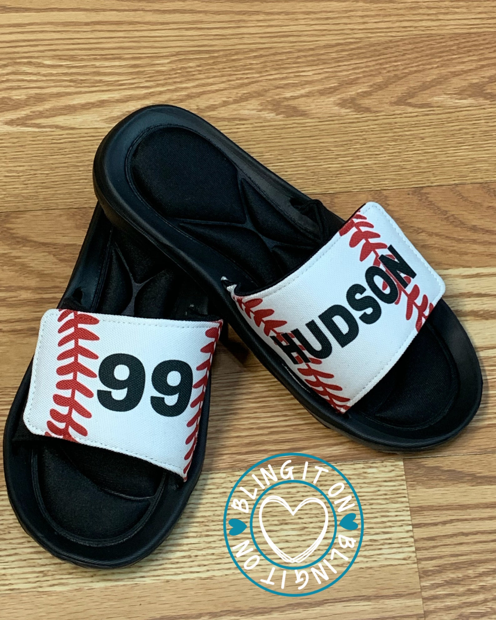 Custom Baseball Slides - Add Your Number - Etsy