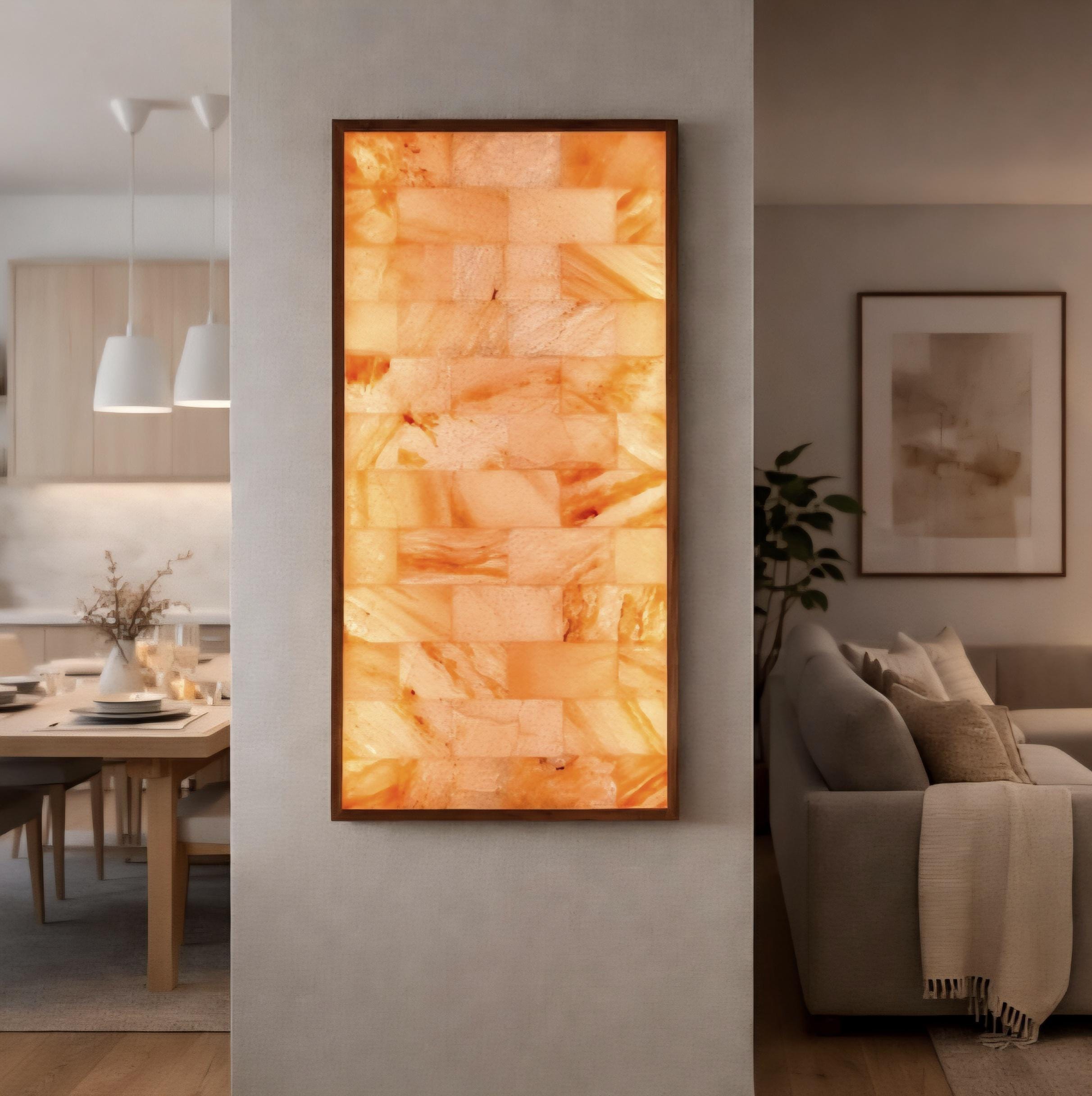 Himalayan Salt Wall Himalayan Salt Panels and Panes Himalayan Salt ...