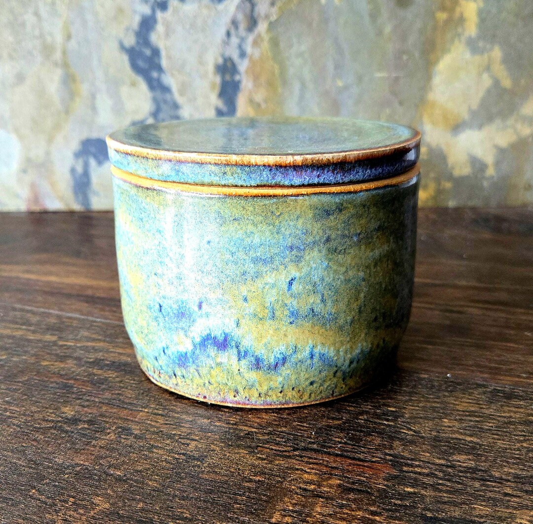 Hand Thrown Pottery Butter Bell Canister - Etsy