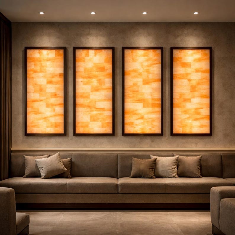 Fully CUSTOM Himalayan Salt Walls Himalayan Salt Panels and Panes ...