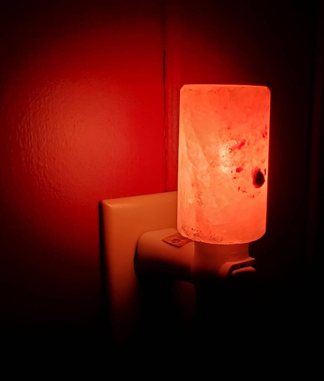 Himalayan Salt Cylinder Night Light for AROMATHERAPY! - Etsy