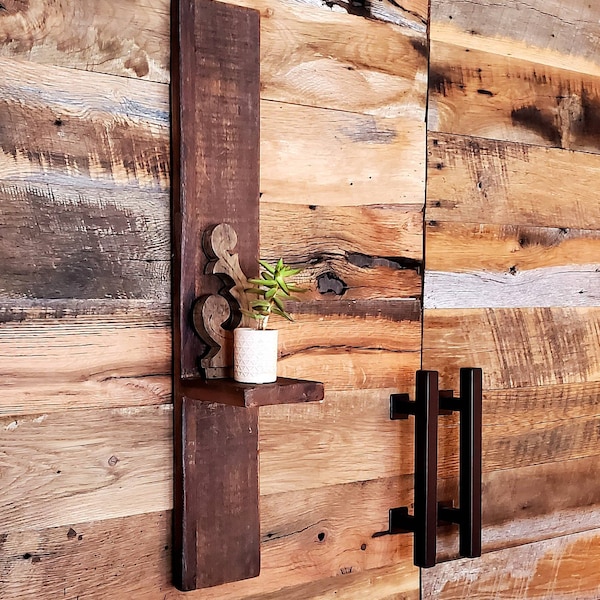 Reclaimed Wood Shelf - Etsy