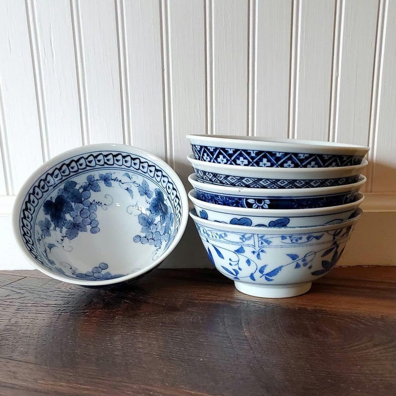 Japanese Rice Bowls - Etsy