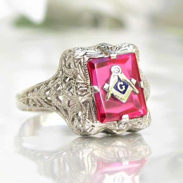 Antique Masonic Rings - Etsy